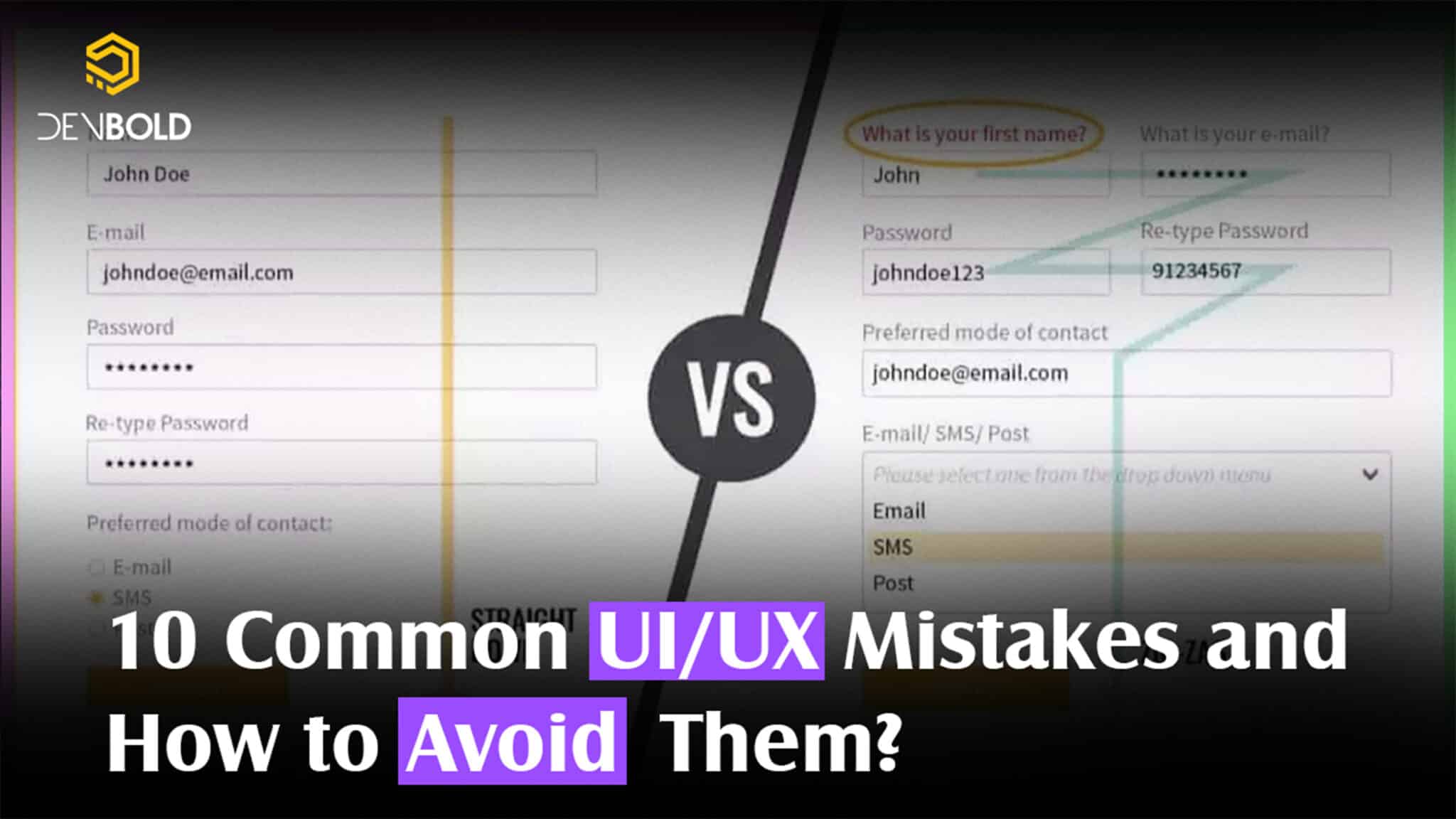 10 Common Uiux Mistakes To Avoid In User Interface Design Devbold